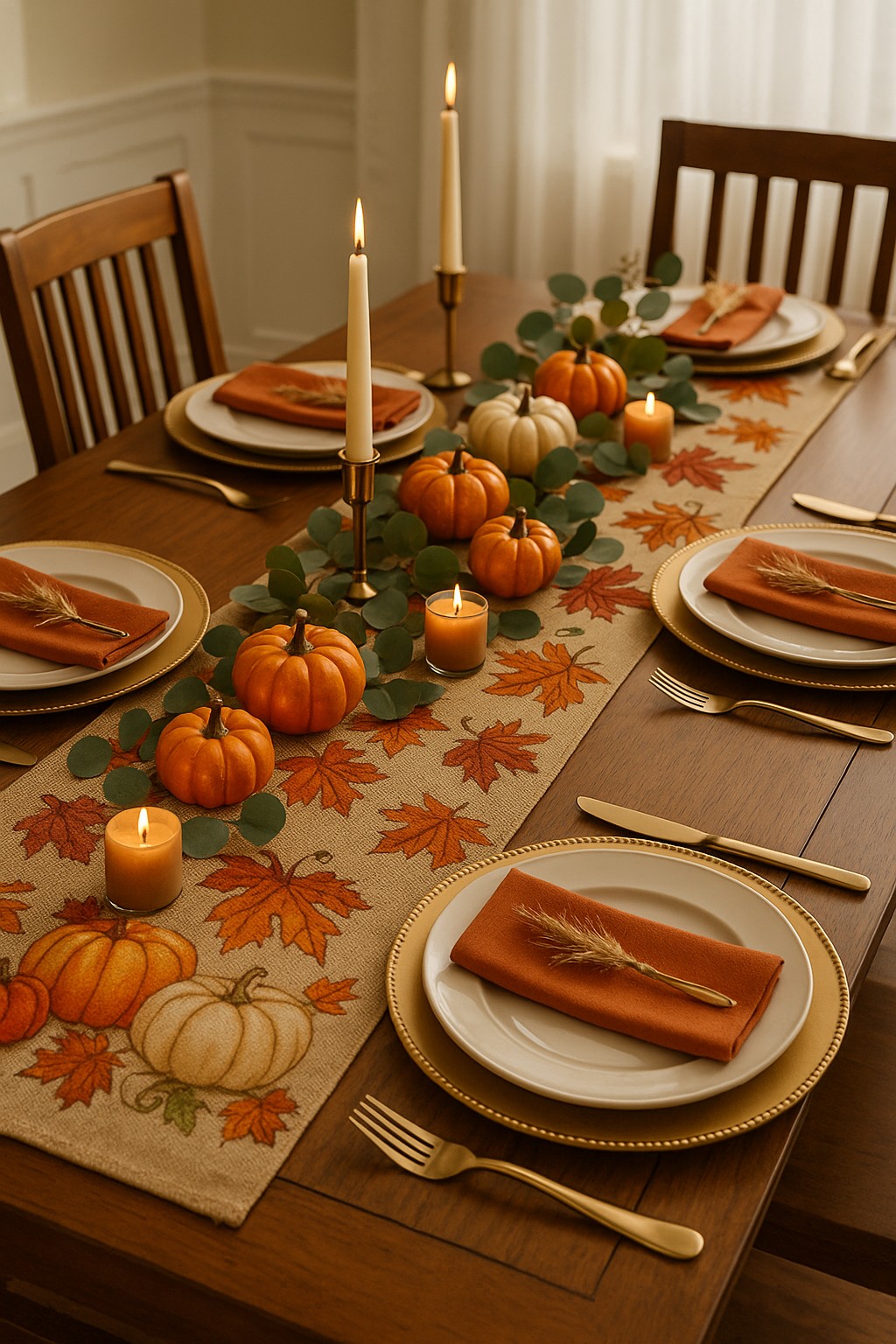Warm, Seasonal Tablescape Ideas for a Perfect Thanksgiving Gathering ...